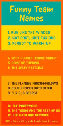 301 Funny Team Names To Put Smiles on Peoples' Faces