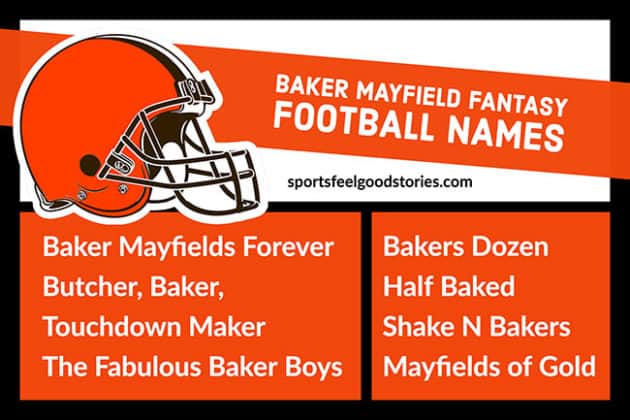 50 Funny Baker Mayfield Fantasy Football Team Names (2025)